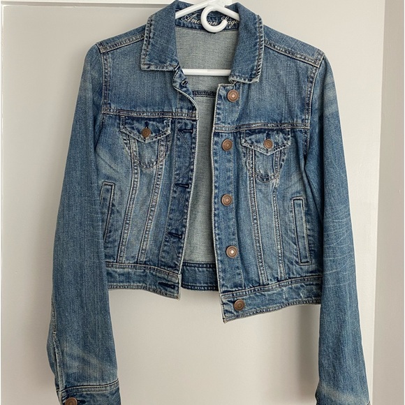 American Eagle Outfitters | Jackets & Coats | Womens Short Jean Jacket ...